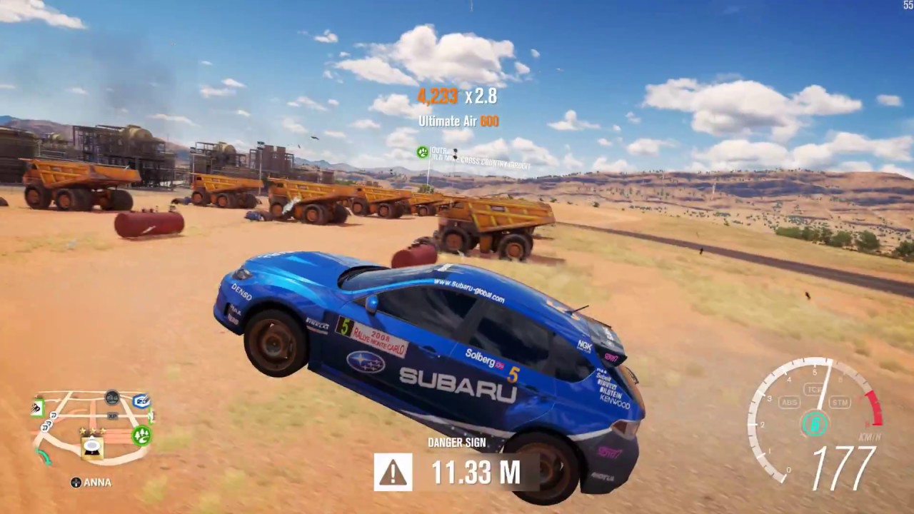 2008 Subaru Impreza WRX STI - Speed Jump Crash Test - Forza Horizon 3 ...