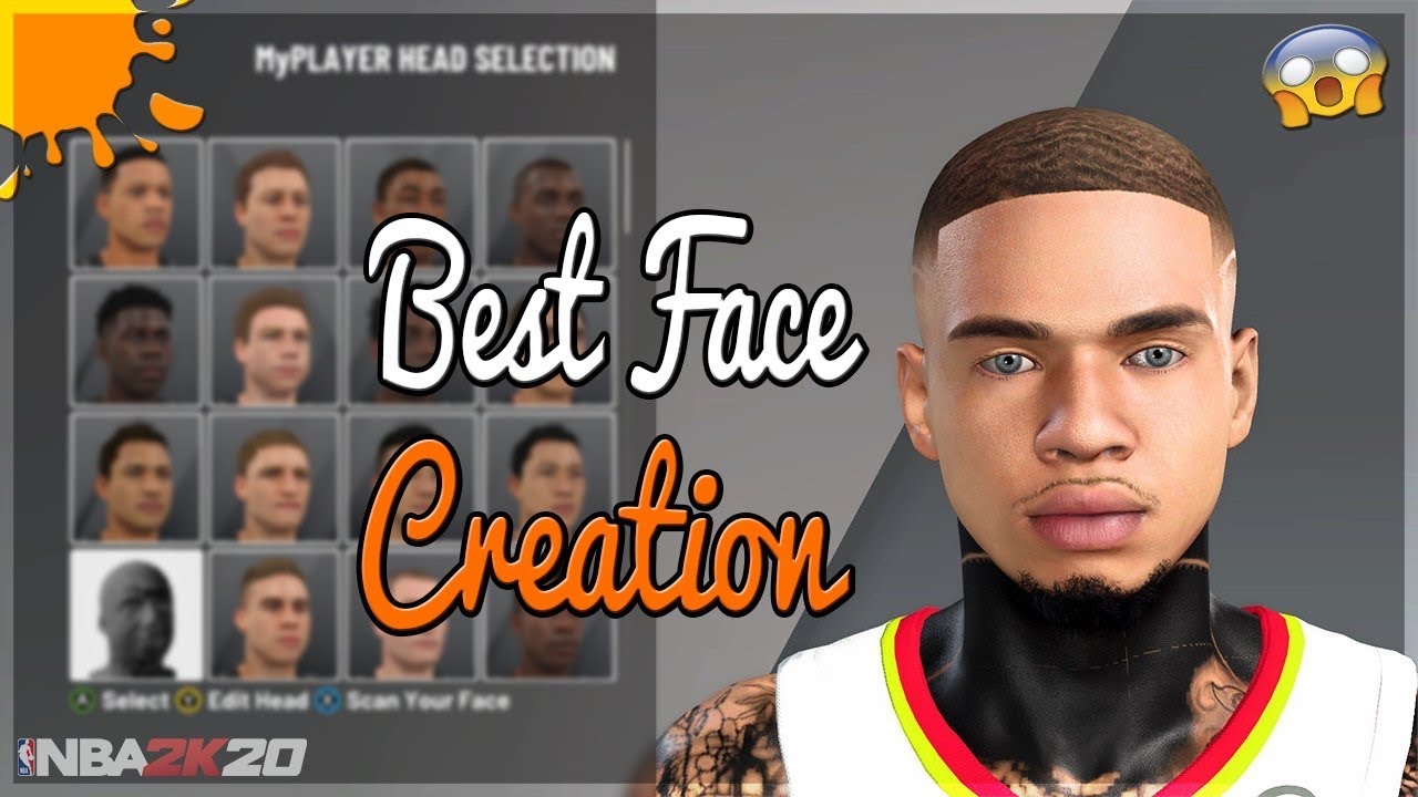 BEST DRIPPY FACE CREATION IN NBA2K20! LOOK LIKE A CHEESER! BEST FACE ...