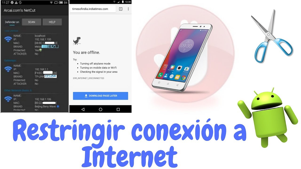 Cómo restringir la conexión a Internet de un dispositivo desde Android ...