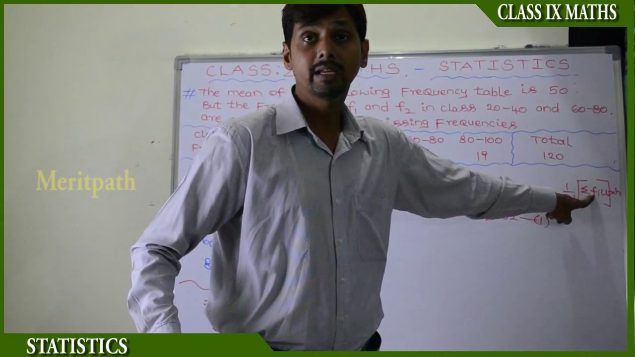 9 Class IX Maths CBSE STATISTICS 3 - YouTube