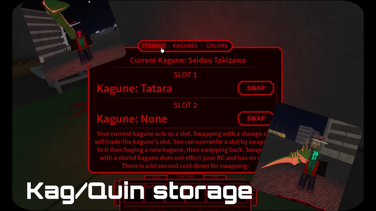 Kagune and Quinque Storage || Ro-Ghoul - YouTube
