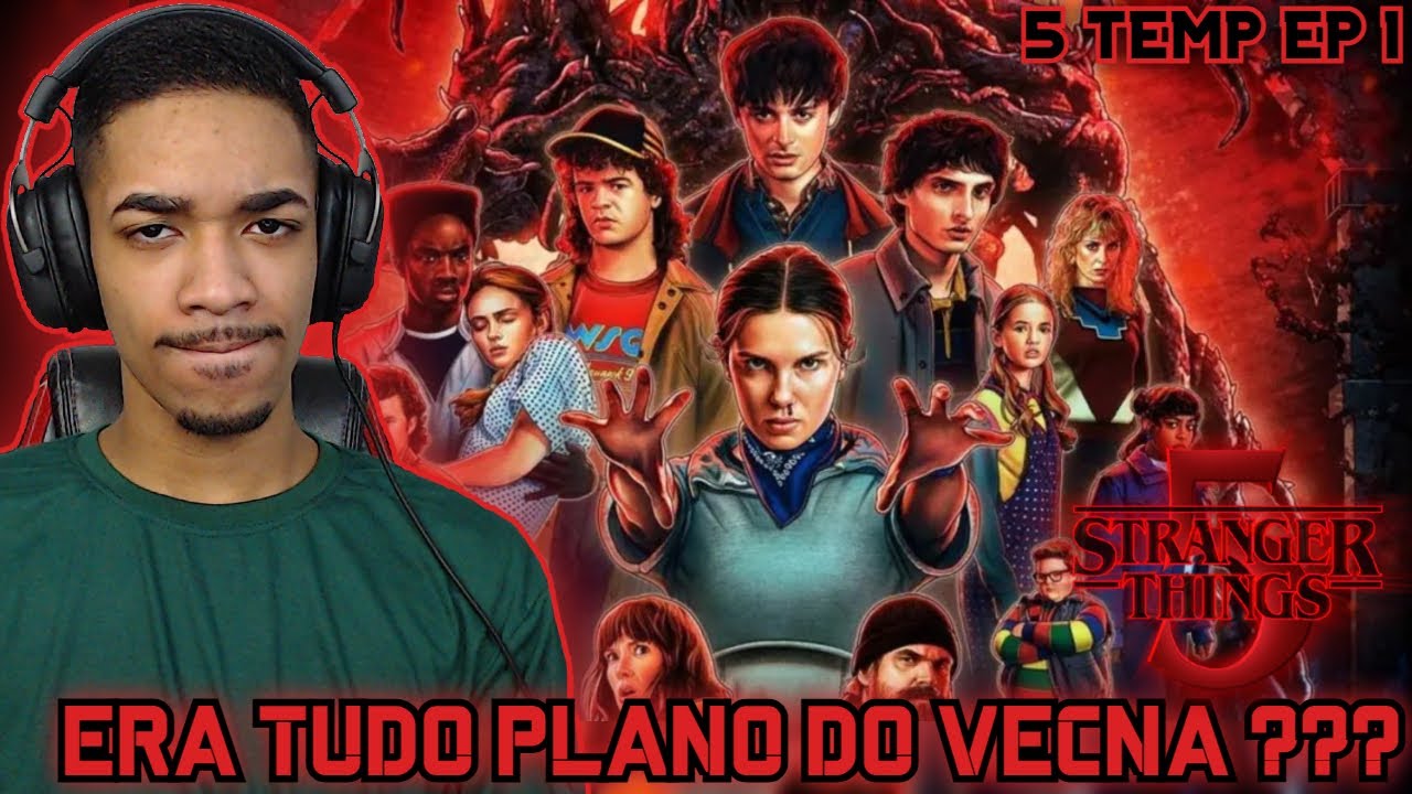 Essa temporada tá insana | Reagindo a Stranger Things | Episódio 1 ...