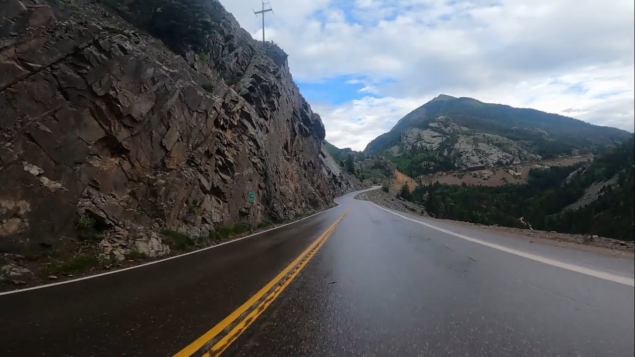 Colorado HWY 550 "Million Dollar Highway" on Motorcycle - YouTube
