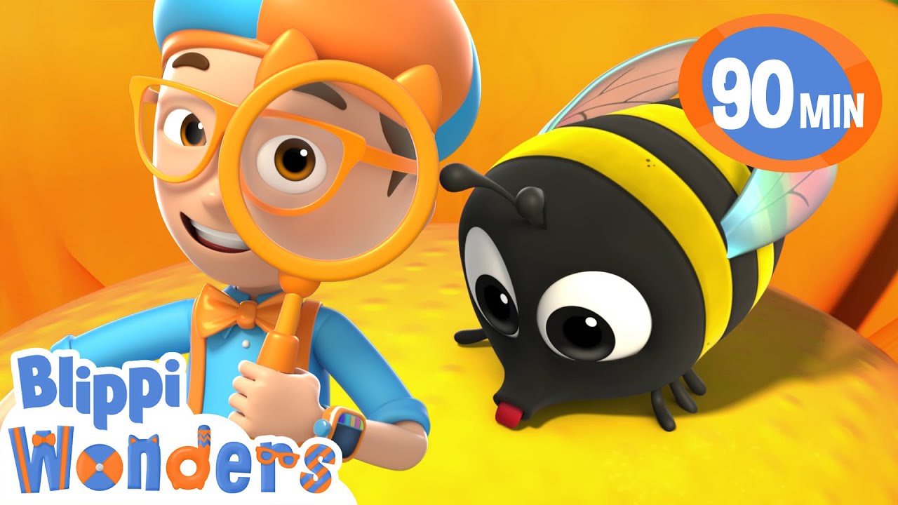 A Bee At Work: Flowers to Honey! | Blippi Wonders | Science & Nature ...