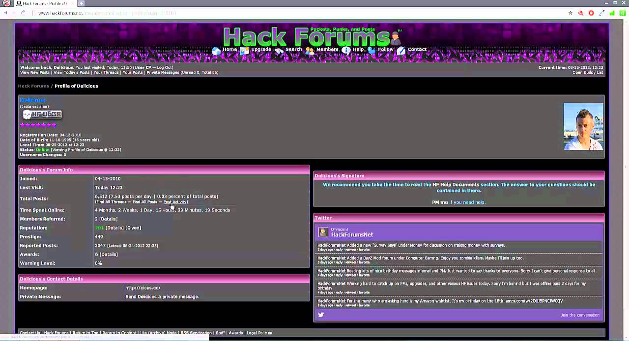 How to view post activity on HackForums.net - YouTube
