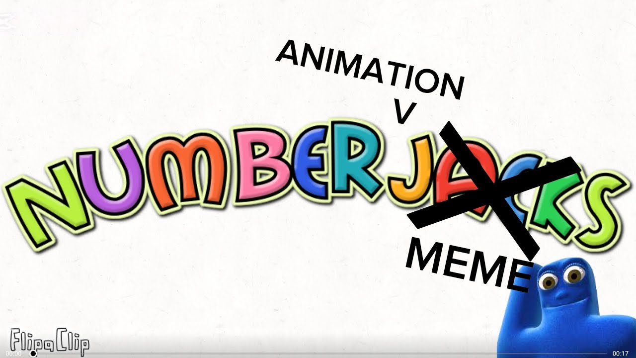 NUMBER - animation meme • ft: four • #numberjacks • flipaclip • - YouTube