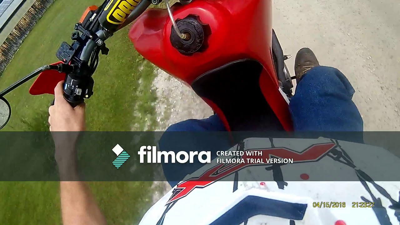 xr 650 enduro cliff drop + crash - YouTube