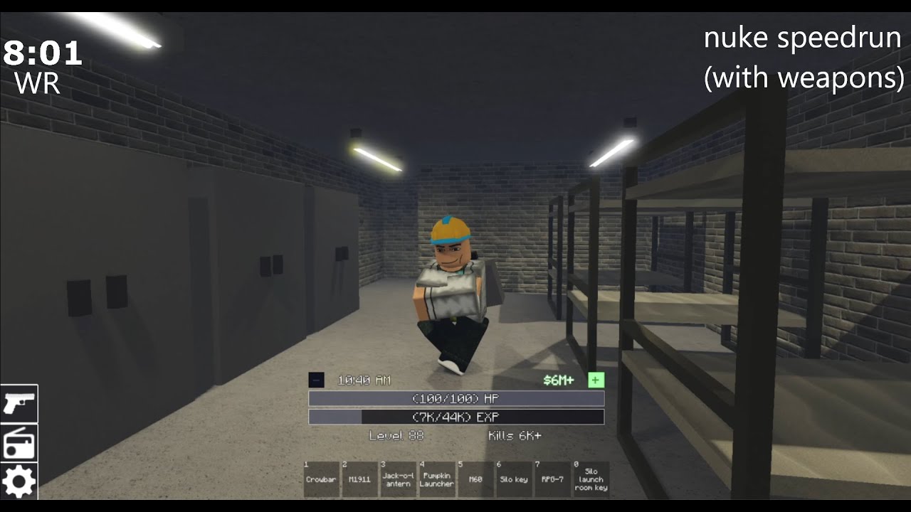 NUKE SPEEDRUN on Aniphobia OLD 8:01! (With weapons) - YouTube