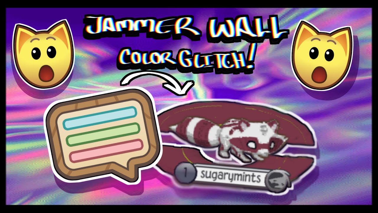 Jammer Wall Color Glitch | Animal Jam - YouTube