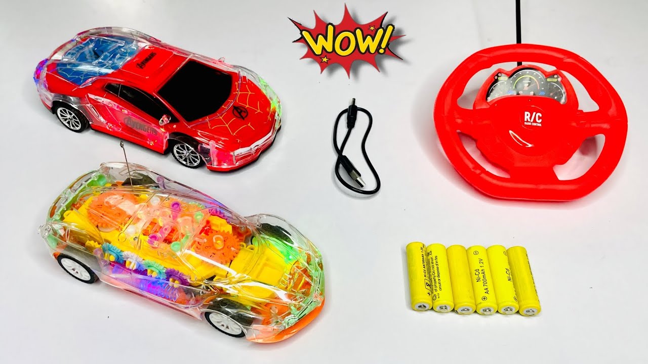 Rechargeable 3D lighting RC Car V/S Remote Control Racing Car|| - YouTube