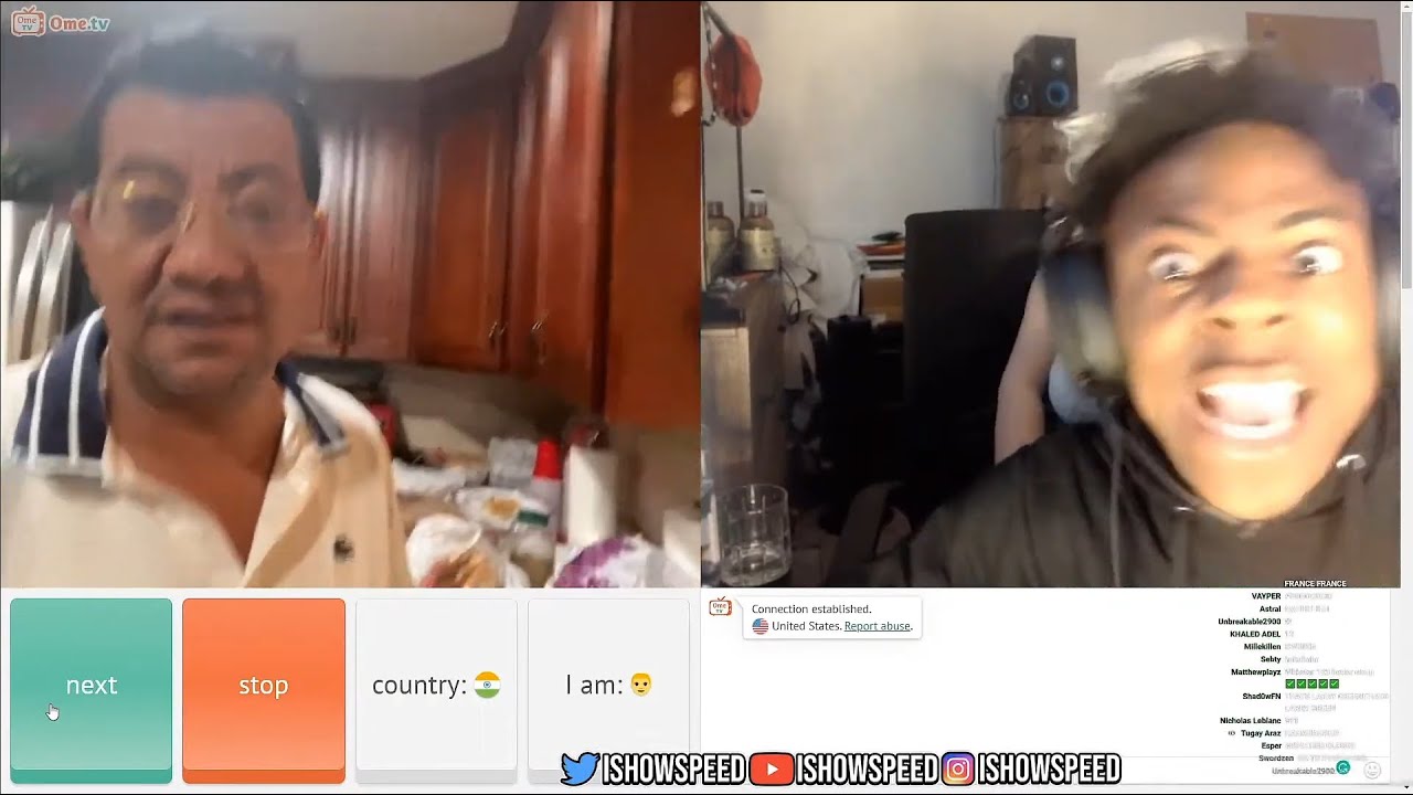 ISHOWSPEED RAGE'S AT ARABIC GUYS ON OMEGLE.. - YouTube