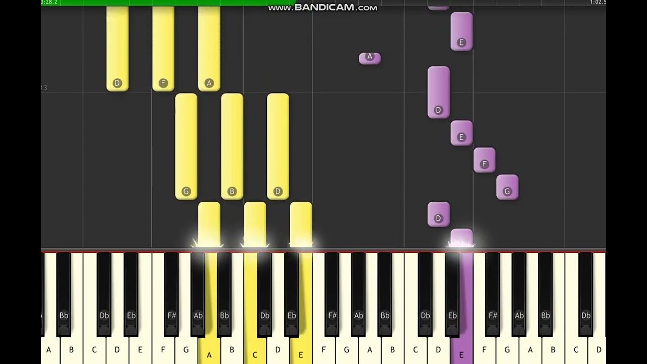 [white keys only/C major] Frozy - Kompa (She said she from the island ...