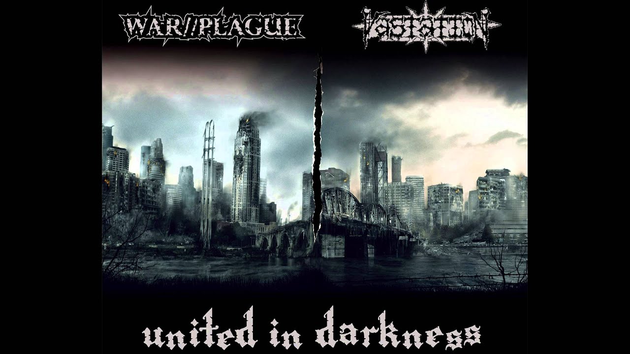 Vastation / War//Plague - United in Darkness split 7" FULL (2015-Crust ...