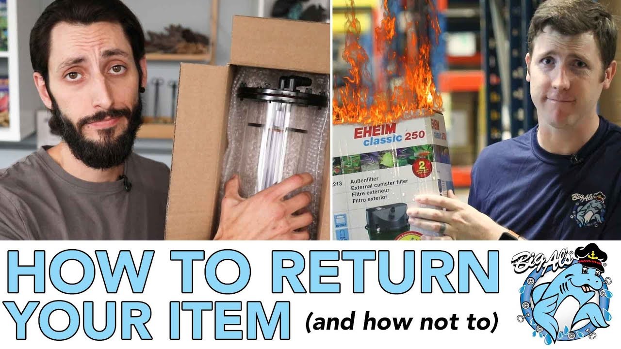 How to Return Your Item (and how NOT to) | BigAlsPets.com - YouTube