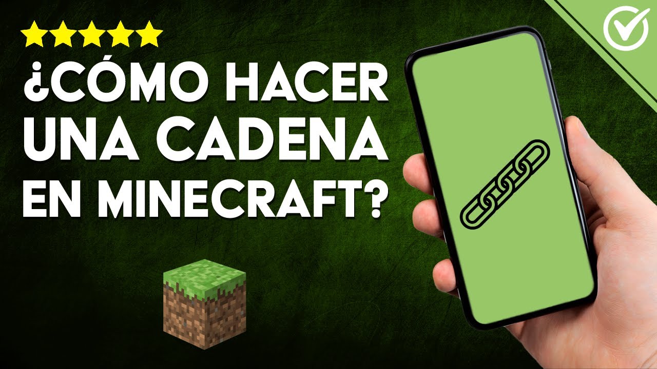 Cómo HACER una CADENA en Minecraft | Materiales y Proceso - YouTube