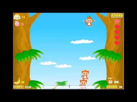 Playing Now: Monkey Stack - Free Online Game - YouTube