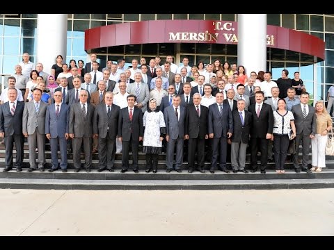 VALİMİZ MERSİN VALİLİĞİ PERSONELİ İLE DUYGUSAL BİR TÖRENLE HELALLEŞTİ