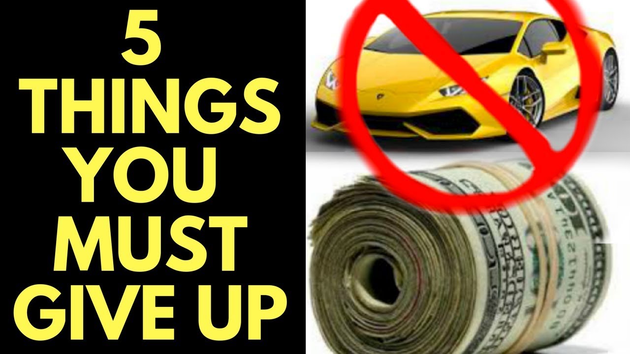 5 Things to Give Up to Attract More Money INSTANTLY Using the Law of ...