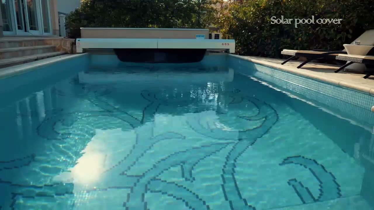 SOLAR POOL COVER - Neuartige elektrisch ausfahrbare Poolabdeckung mit ...