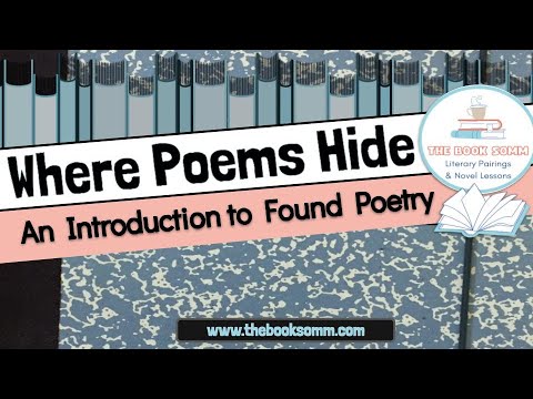 Where Poems Hide - An Introduction to Found Poems - YouTube
