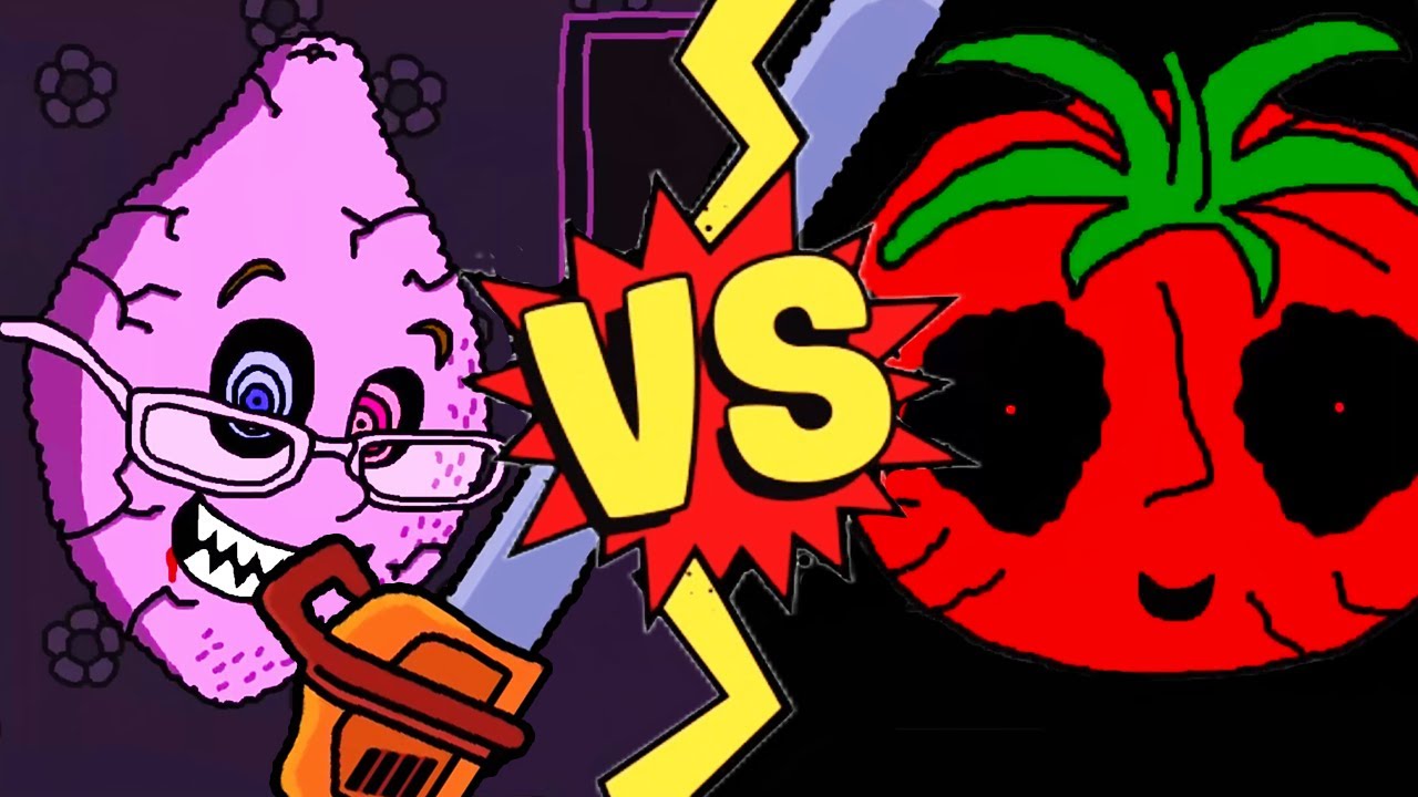 Ms.lemons VS Mr. Tomatos- ALL BOSS FIGHTS & ENDINGS - YouTube