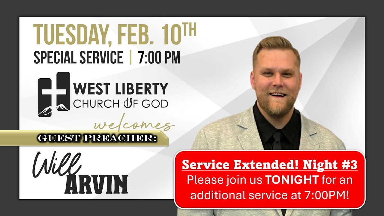 Evangelist Will Arvin held over for Third Special Service! 🔥🔥🔥 - YouTube