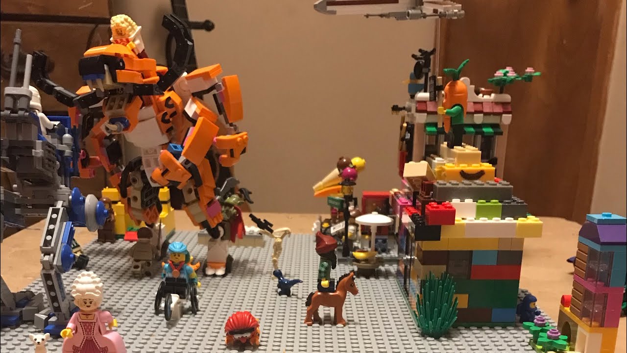 (Work in progress) Lego town - YouTube
