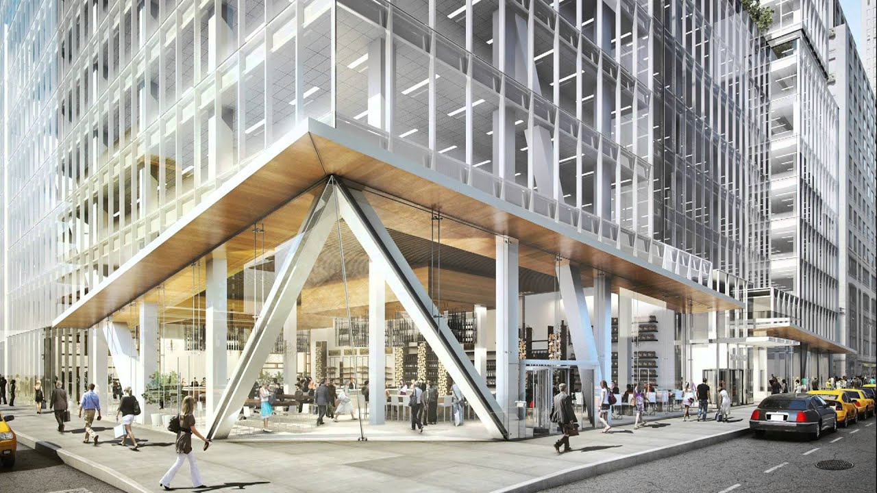 An Ambitious Re-Massing of a New York Office Building - YouTube