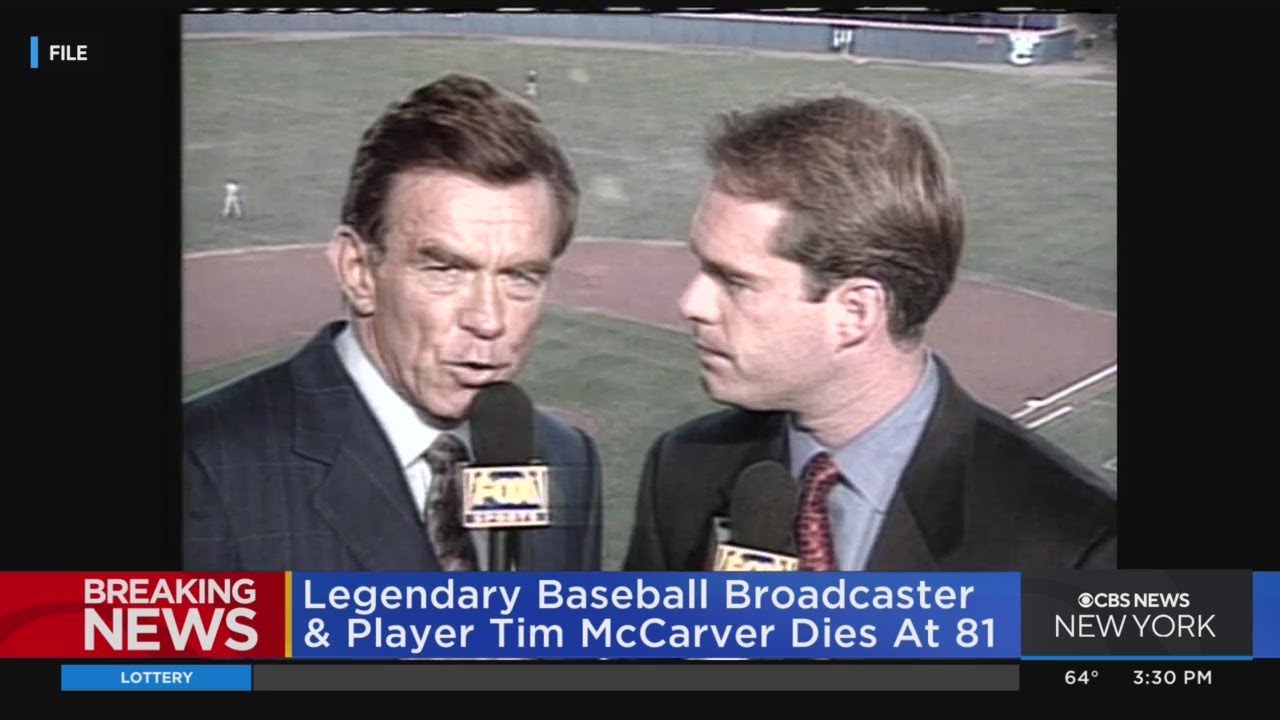 Former Mets broadcaster Tim McCarver dies at 81 - YouTube