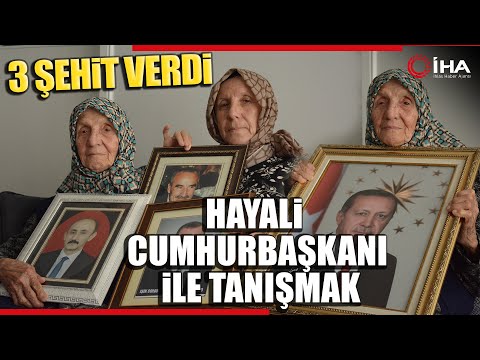 Ailesinden 3 Şehit Veren Ninenin Hayali Cumhurbaşkanı Erdoğan İle Tanışmak