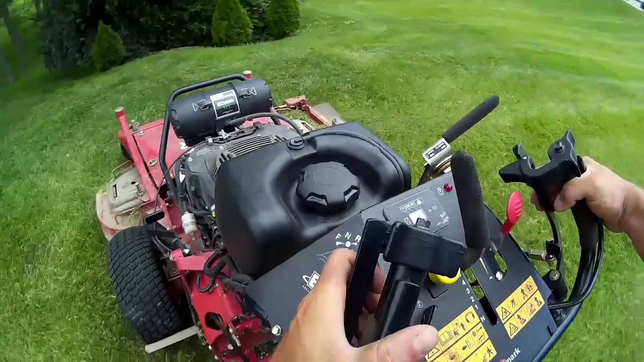 EXMARK WALKBEHIND X-SERIES WITH W.C. LANDMARK - YouTube