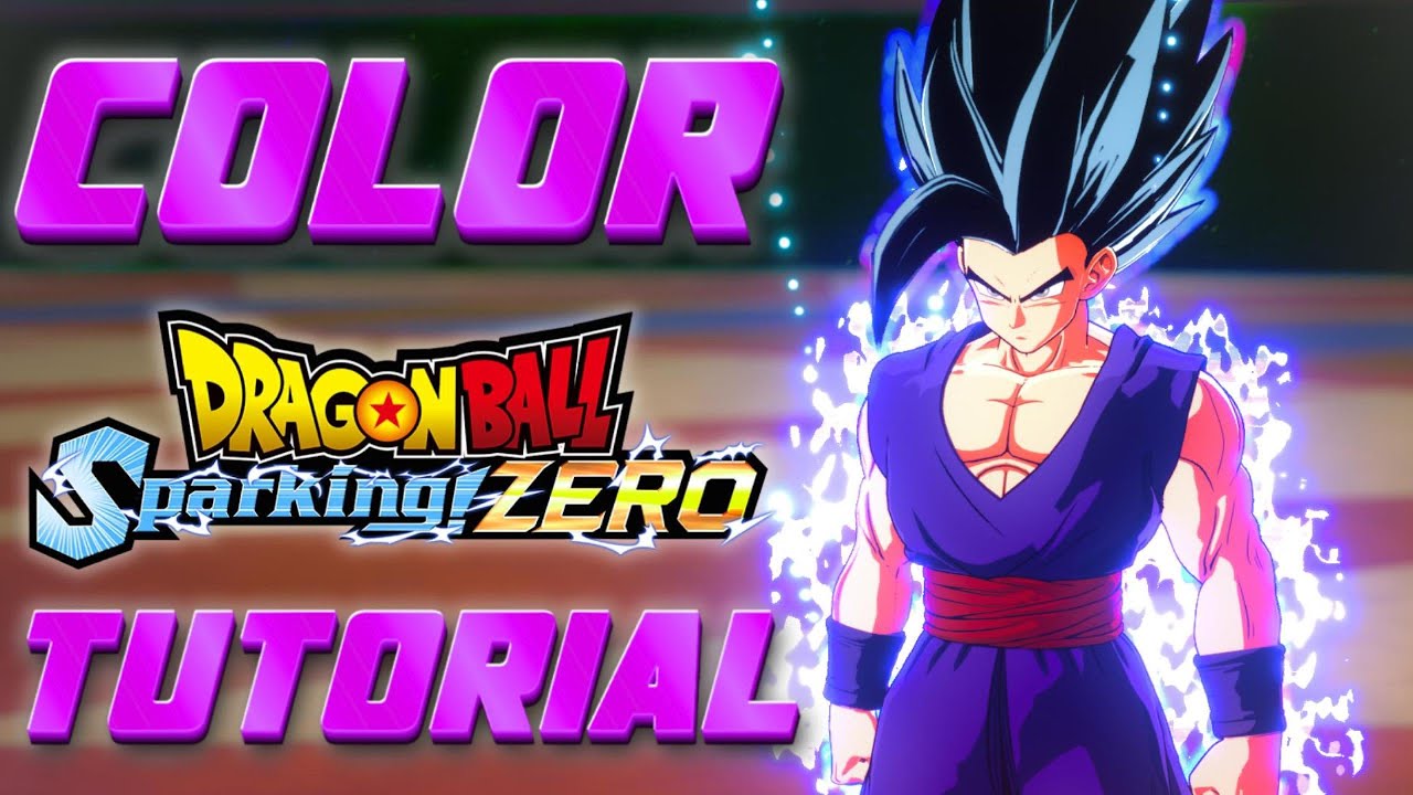 COLOR CUSTOMIZATION TUTORIAL! - DRAGON BALL: Sparking! ZERO (DBCOLORZ ...
