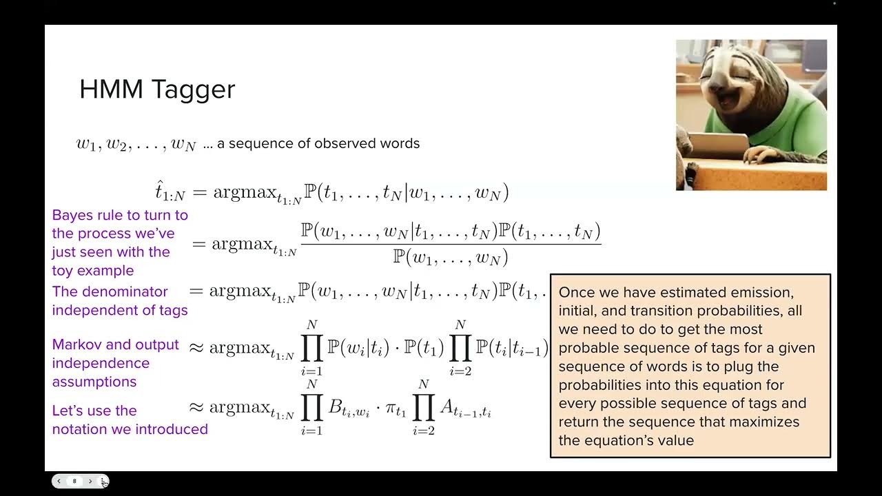 HMM: Parameter estimation & inference; Viterbi - YouTube