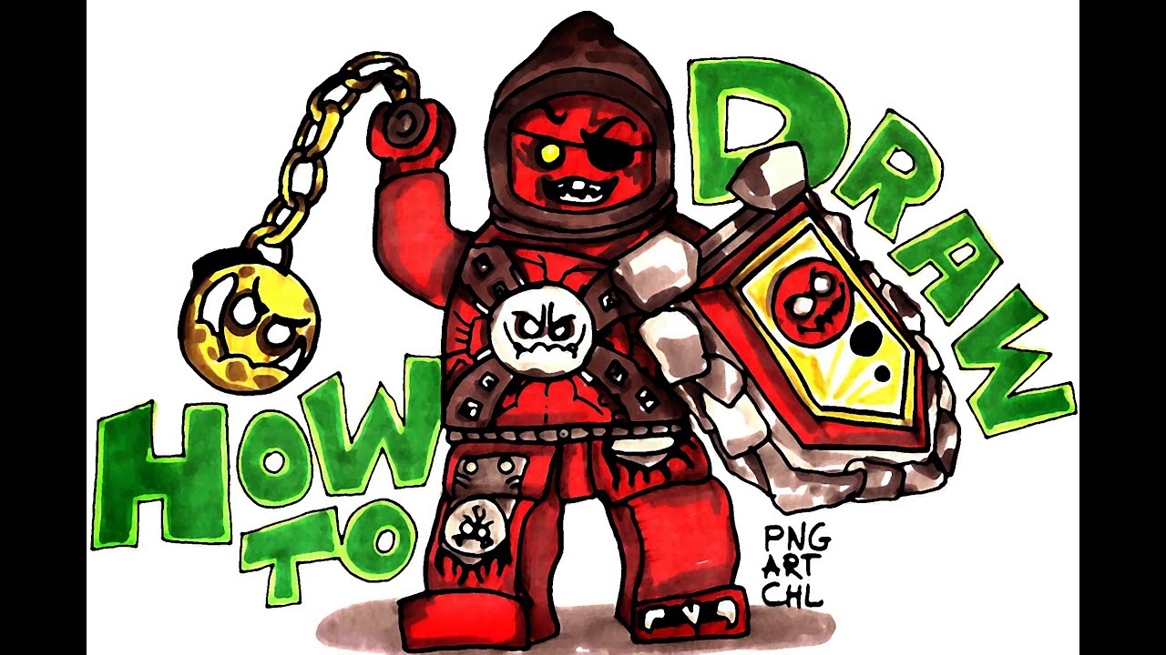 How to Draw Nexo Knights-lego-Maestro de las bestias - YouTube