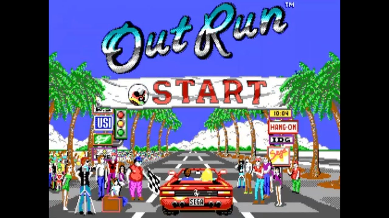 OutRun(1989) DOS Ver. - YouTube