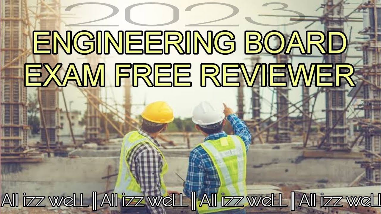 EE Pastboard (Set A) || 2023 ENGINEERING BOARD EXAM (Question Bank 0112 ...