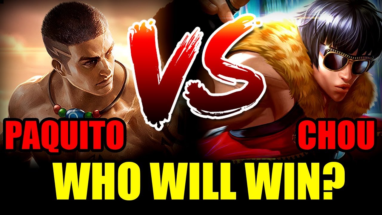 NEW MOBILE LEGENDS HERO PAQUITO REVIEW || PAQUITO VERSUS CHOU 1V1 - YouTube
