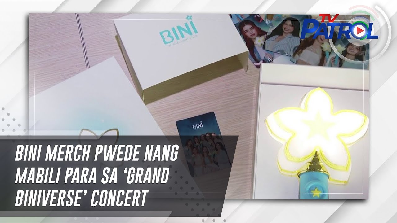BINI merch pwede nang mabili para sa ‘Grand Biniverse’ concert | TV ...