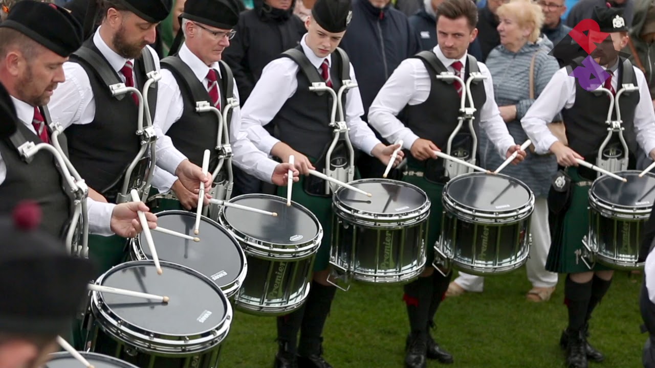 SLOT (St. Lawrence O'Toole Pipe Band) Drum Corps | Stephen Creighton | Medley (Reels) 2018 WPBC ...
