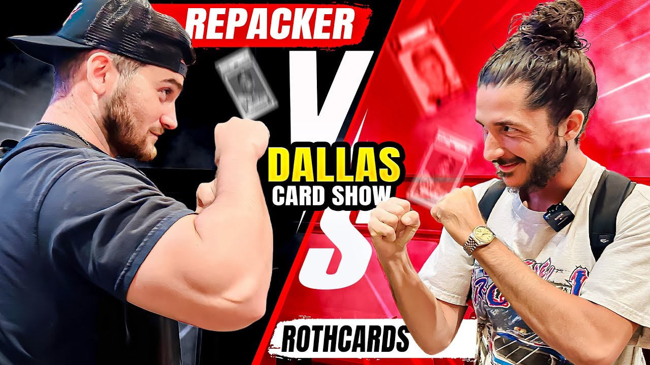 Repackers Won't Stop Me at the Dallas Card Show! - YouTube