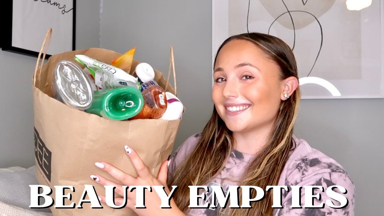 MY BEAUTY EMPTIES! (Hygiene, Makeup, Skincare, & Hair Care) - YouTube