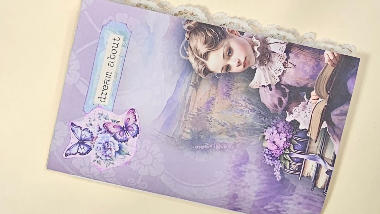 Lavender And Violet Journal Part 1 NightOwlCollage Design Team - YouTube