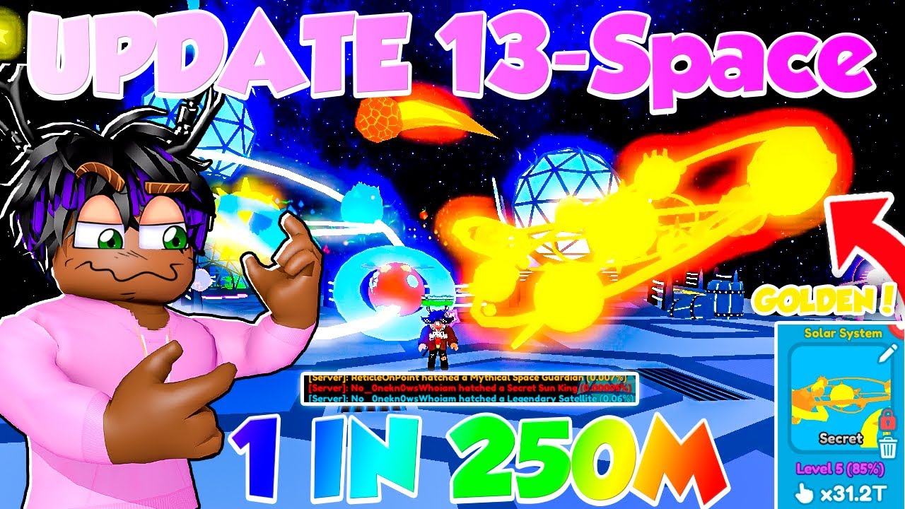 Got The RAREST SPACE SECRET *1st GOLDEN Solar System*🌟1 in 250m | I ...