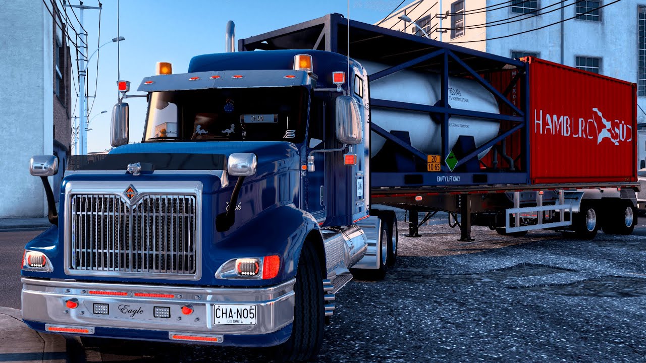 TRACTOMULA EAGLE MAS EXCLUSIVA COLOMBIANA CON CAMAROTE||#ats #chan ...