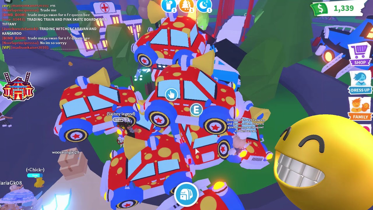 Clown Car Pile in Adopt me Whole Server - YouTube