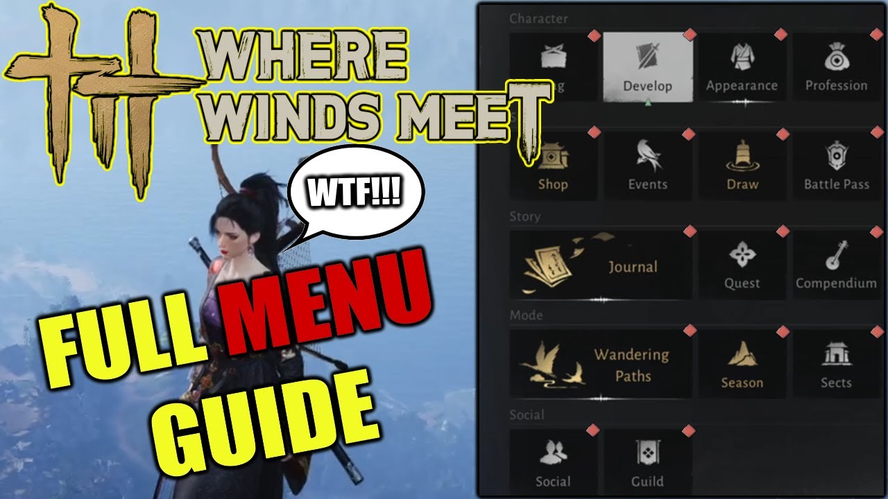 Explaining The Menu — Hidden Menu, Stats Tab, Co-op & More - Where ...