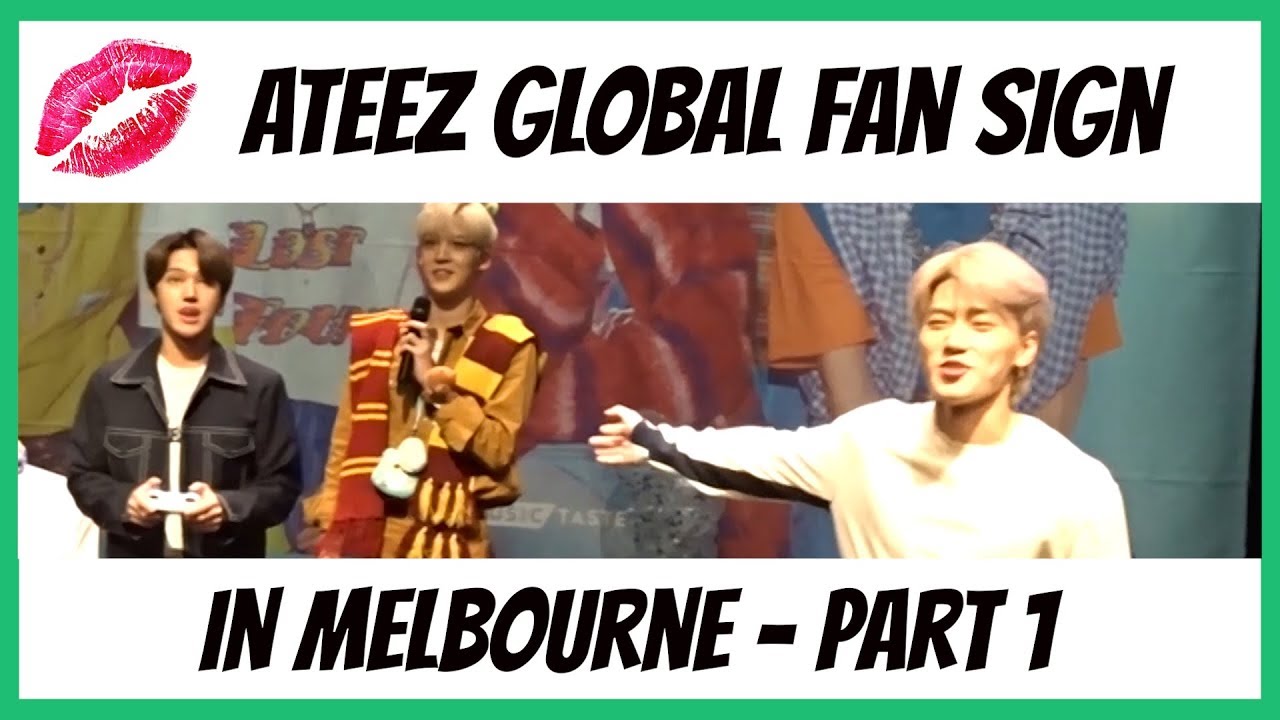 ATEEZ Global Fan Sign Melbourne (20190808) - Part 1 - YouTube