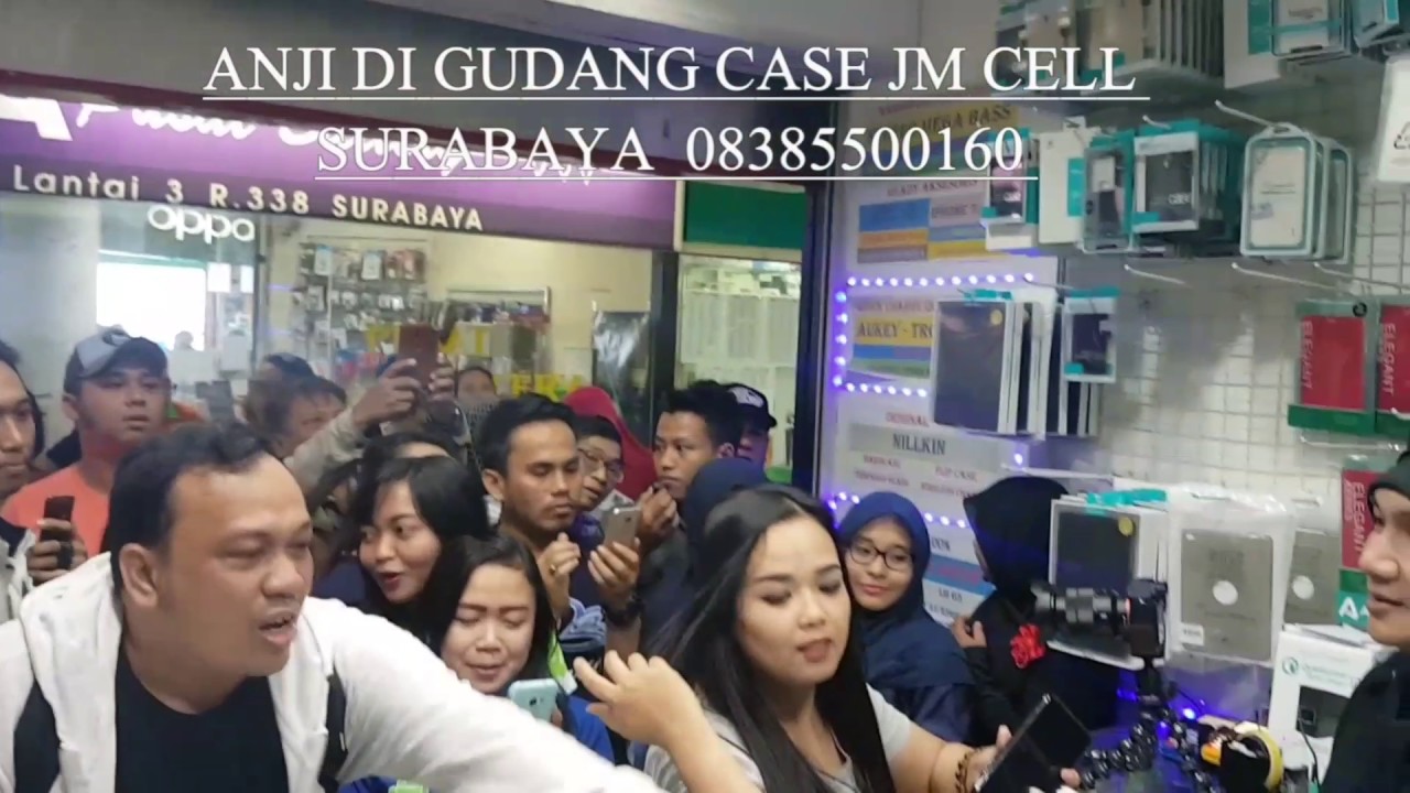 Ada Anji di Gudang Case JM Cell Surabaya lho.. 😄 - YouTube
