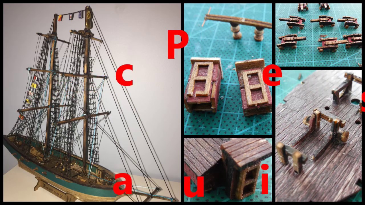 Wooden Model Ship Build Part 3 - YouTube