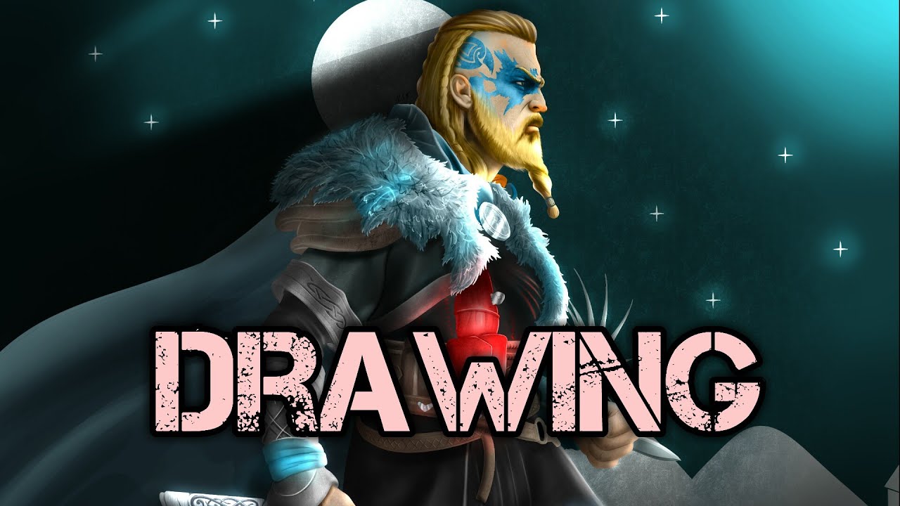 Assassin's Creed: Valhalla! Drawing Eivor -Final - YouTube